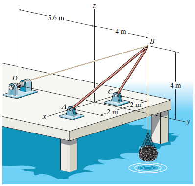 The shear leg derrick is used to haul - Question Solutions